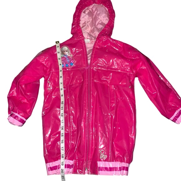 Barbie | Jackets & Coats | Vintage Barbie Jacket Pink Rain Coat Refer ...